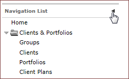 Advisor Workstation: Navigation Basics